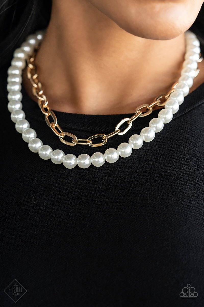 Empire state empress black necklace paparazzi store